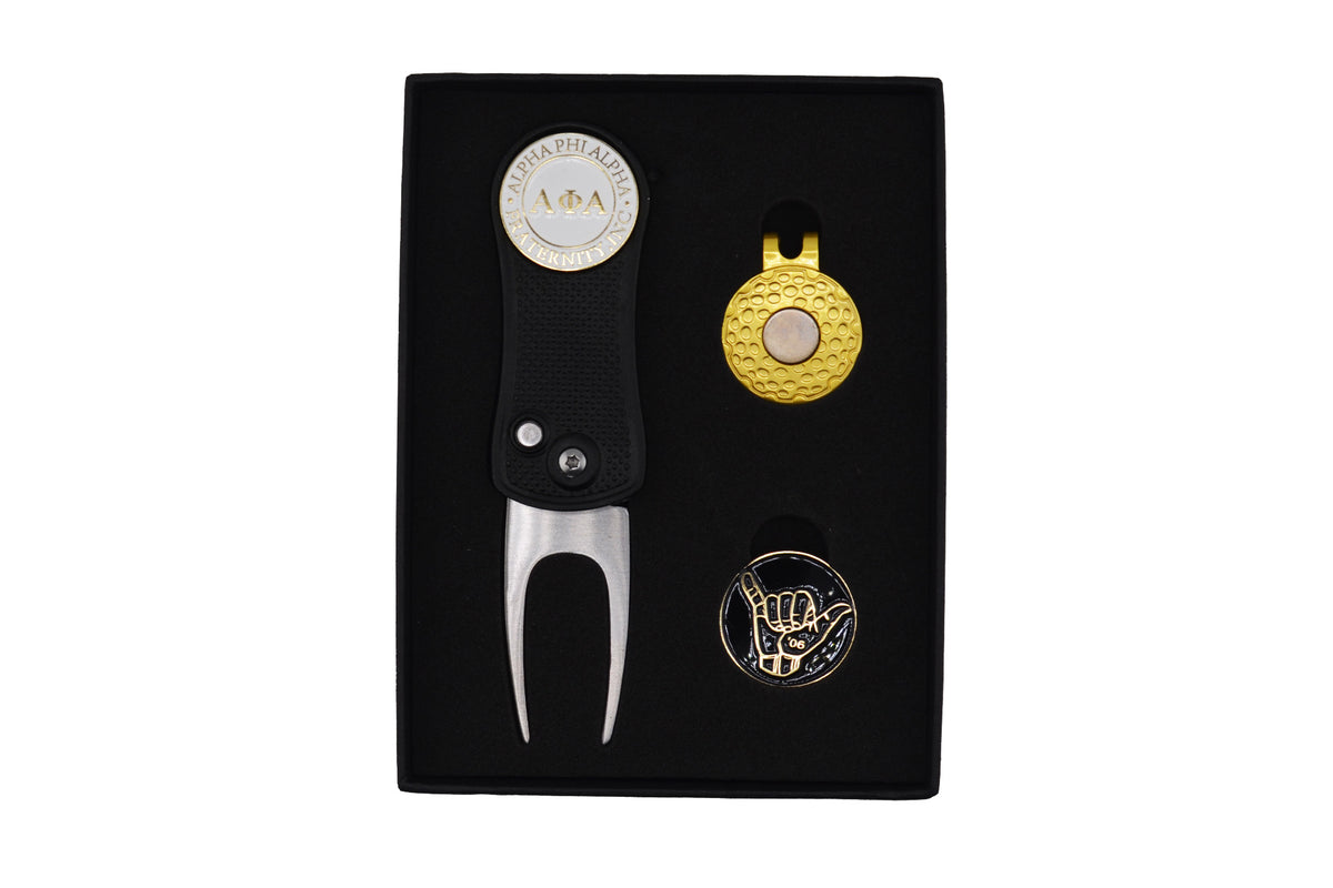Alpha Phi Alpha Divot Tool & Cap Ball Marker – Burning Sands