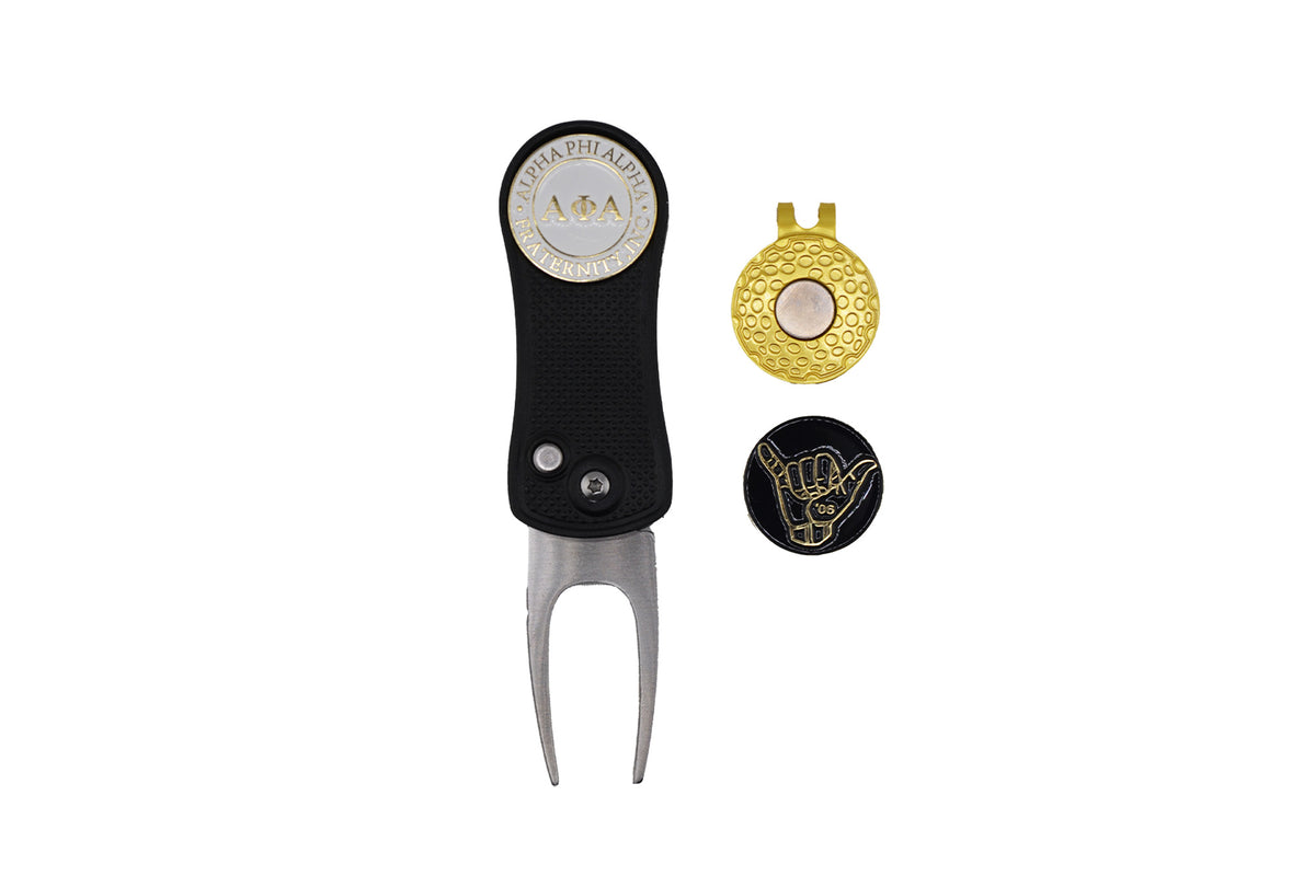 Alpha Phi Alpha Divot Tool & Cap Ball Marker – Burning Sands
